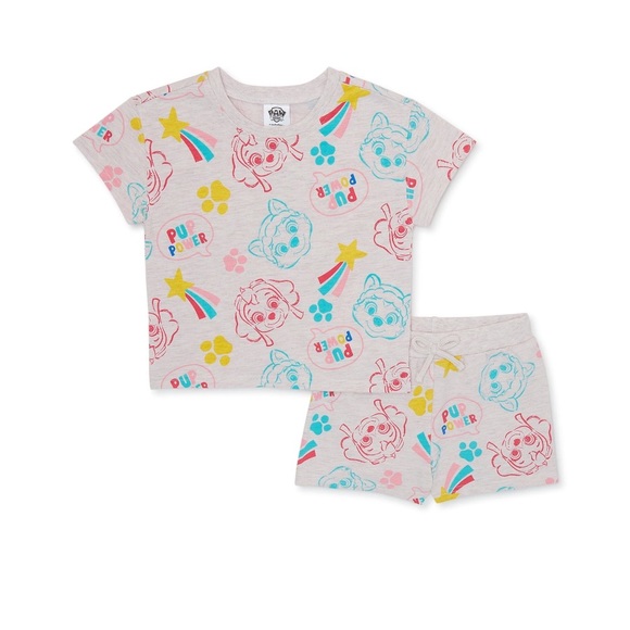 Paw Patrol | Matching Sets | Paw Patrol Baby And Toddler Girls Tee And Shorts Set 2piece | Poshmark